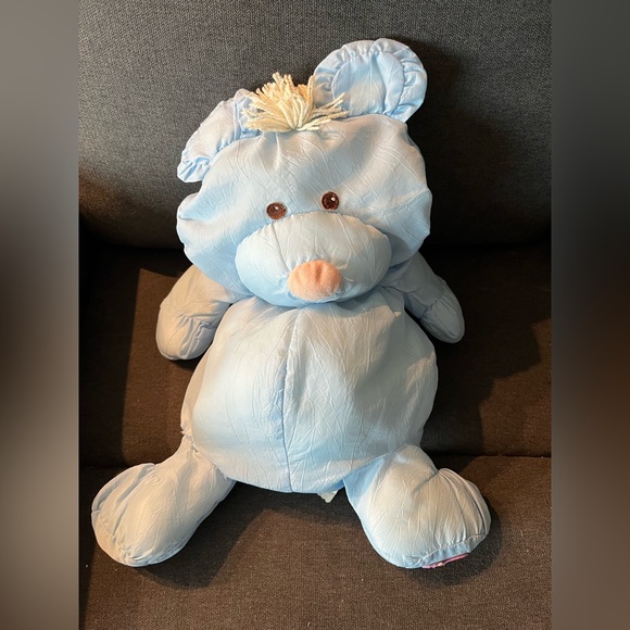 Fisher-Price | Toys | Vintage Fisher Price Puffalumps Blue Bear | Poshmark